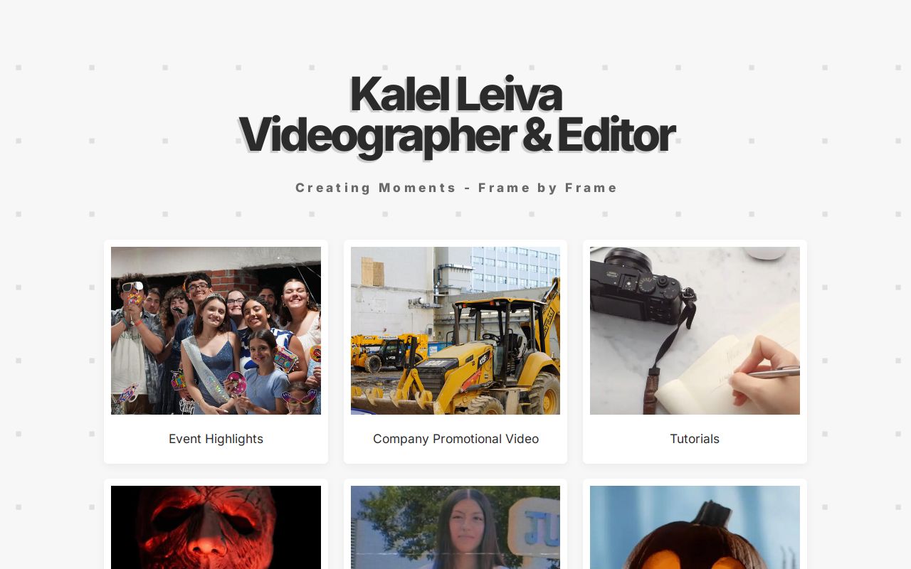 Kalel Leiva Portfolio
